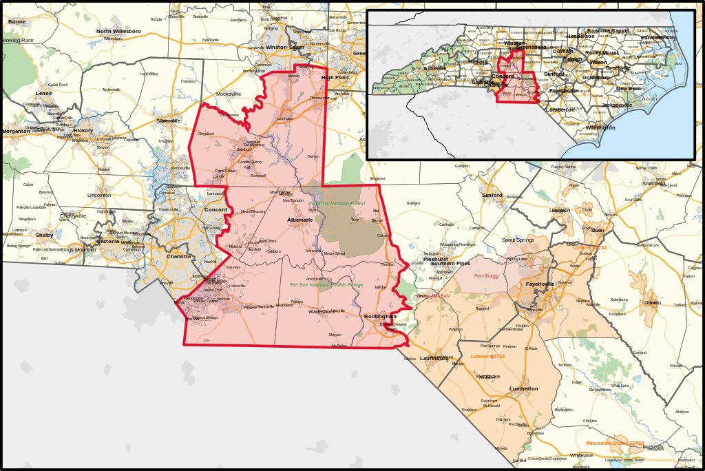 NC 8th District | See The 8th District Map And Candidates